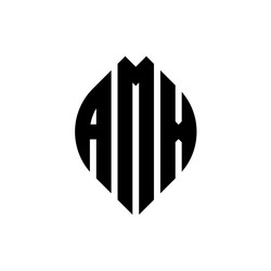 Amx triangle letter logo design Royalty Free Vector Image