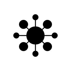 Community connection icon Royalty Free Vector Image