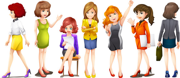 Working Women Vector Images (over 41,000)