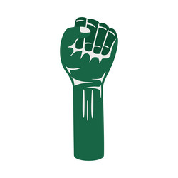 Green hand receiving Royalty Free Vector Image