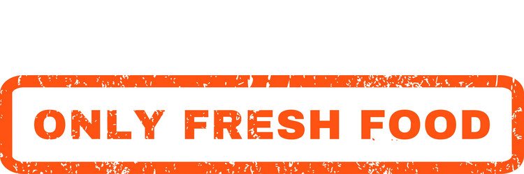 Only fresh products rubber stamp Royalty Free Vector Image