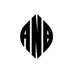 Anb logo letter design Royalty Free Vector Image