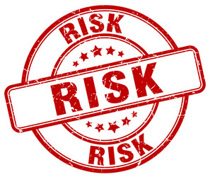 Risk assessment grunge rubber stamp Royalty Free Vector