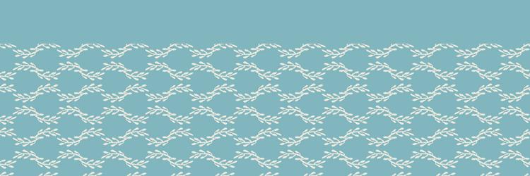 Gender neutral foliage seamless border Royalty Free Vector