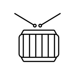 Traditional percussion instrument icon icon Vector Image