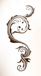 Vintage leaf design Royalty Free Vector Image - VectorStock