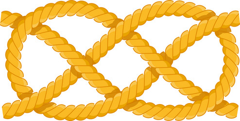 Fiber lasso icon simple western knot Royalty Free Vector