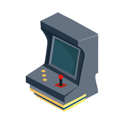 Colored arcade machine Royalty Free Vector Image