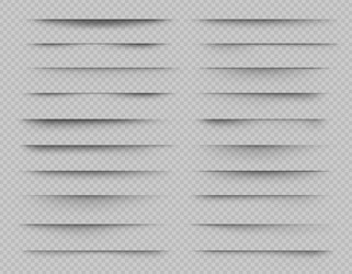 Shadow black effect layout frame lines Royalty Free Vector