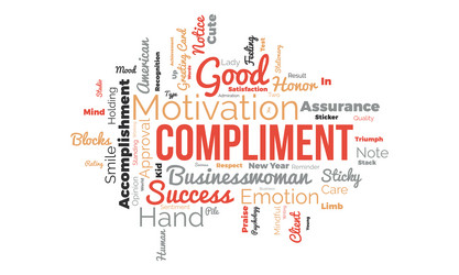 Compliment Word Template Vector Images (78)