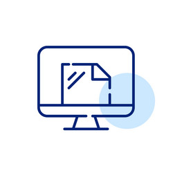 Desktop computer with bandaid over Royalty Free Vector Image