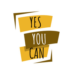 Motivation quote on square shape block background Vector Image