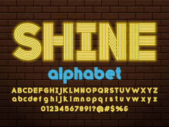 Groovy font Royalty Free Vector Image - VectorStock