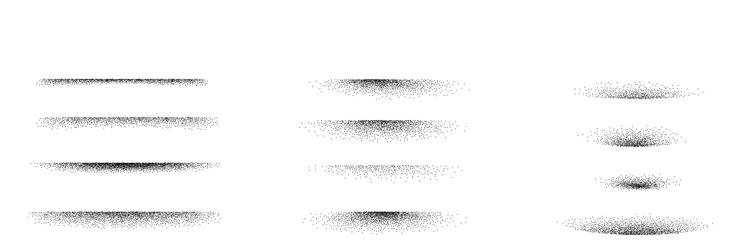 Shadow effects with grain noise and dot patterns Vector Image