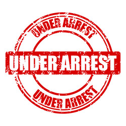 Arrested Stamp Vector Images (over 1,000)