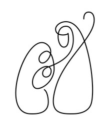 Holy Family Line Drawing Vector Images (over 130)