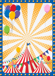 Circus frame Royalty Free Vector Image - VectorStock