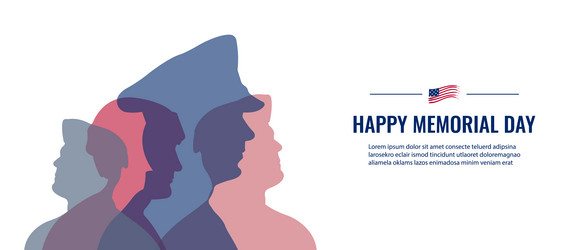 America veteran day memorial independence Vector Image