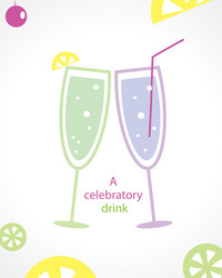 Drinks and refreshments Royalty Free Vector Image