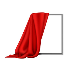 Realistic cloth covered object Royalty Free Vector Image