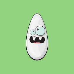 Rice character cartoon grain characters Royalty Free Vector