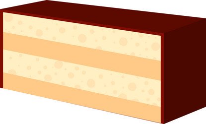 Colorful cartoon birthday layered cake Royalty Free Vector