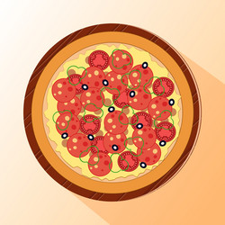 Pizza Royalty Free Vector Image - VectorStock