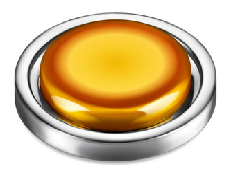 Big button with metallic border Royalty Free Vector Image