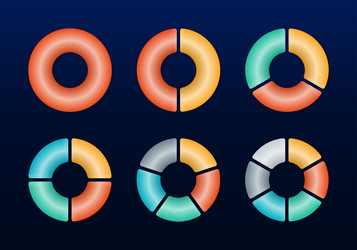 6 Piece Pie Chart Vector Images (over 180)