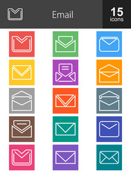 Email and communication Royalty Free Vector Image