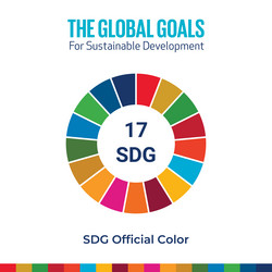 Sustainable development goals sdg icons Royalty Free Vector