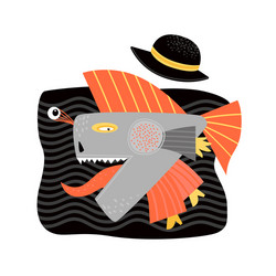 Crazy Fish Vector Images (over 880)