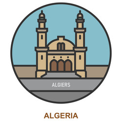 Famous Landmarks of Algeria Vector Images (46)