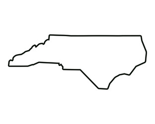 North Carolina State Shape Vector Images (over 440)