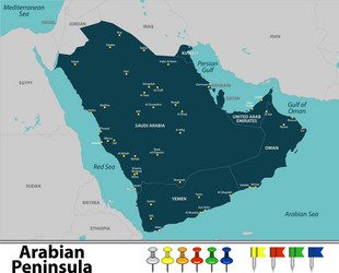 Gulf Countries Map