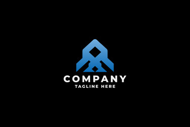 Robotek pro logo template Royalty Free Vector Image