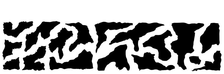 Collage blue paper with tear strips and rip Vector Image