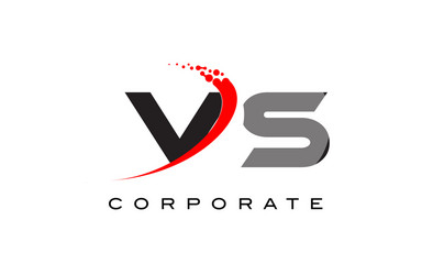 Vs v s dots letter logo with purple bubbles Vector Image