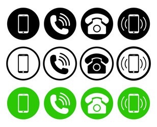 Telephone Symbol Green Vector Images (over 6,300)