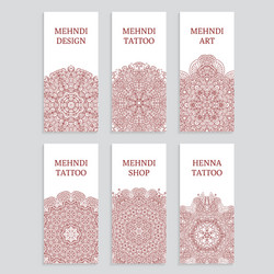 Mehndi Flyer Vector Images (over 140)