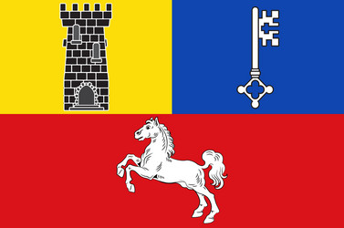 Coat of arms of rotenburg in lower saxony germany Vector Image