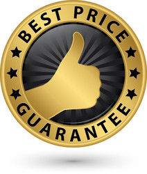 Best price guarantee banner Royalty Free Vector Image