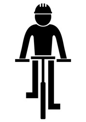 Cyclist Front View Vector Images (over 170)
