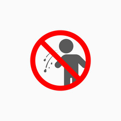 Shut your mouth sign no talk icon up symbol Vector Image