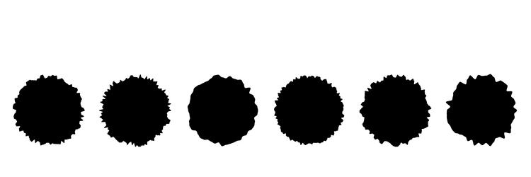 Collage blue paper with tear strips and rip Vector Image