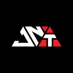 Jnt logo letter design Royalty Free Vector Image
