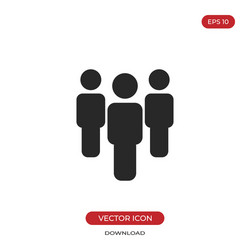 Group icon in modern design style for web site Vector Image