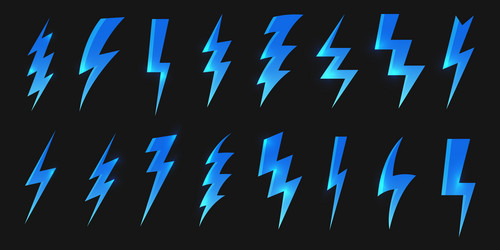 Cartoon lightning strike thunderbolt hit from Vector Image Cartoon lightning strike thunderbolt hit from Vector Image