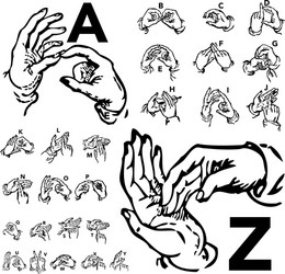 Two Hand Sign Language