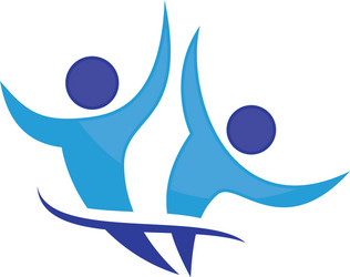 Happy people together icon Royalty Free Vector Image